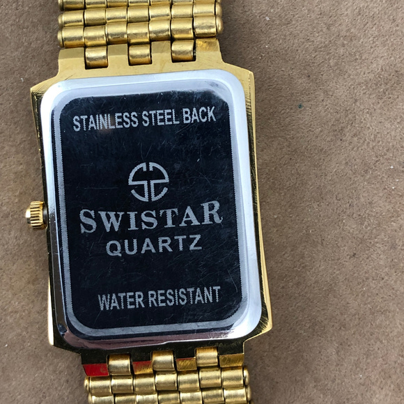 Swistar | Accessories | Fabulous Swistar Gold Tone Metal Link Tank ...